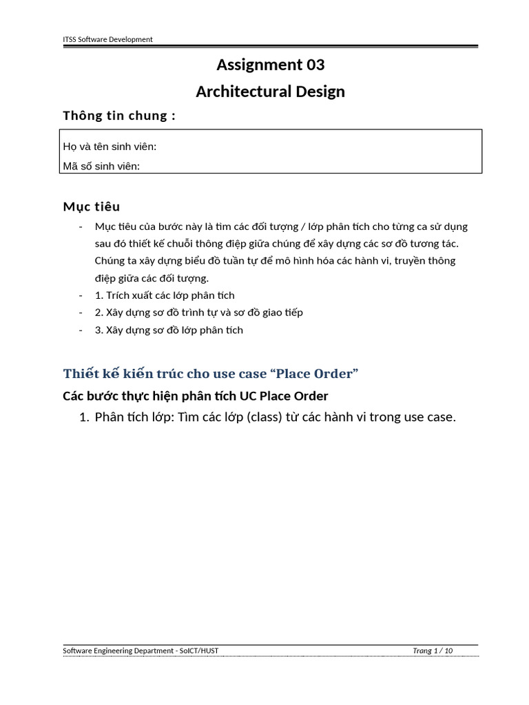 Assignment 03 - Architectural Design 20242 | PDF