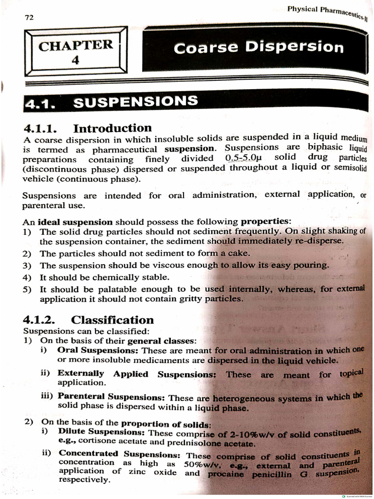 Coarse Dispersion | PDF