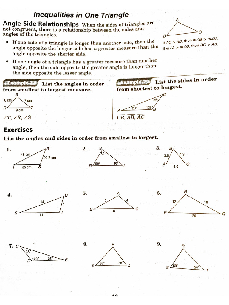 Triangle Inequality | PDF
