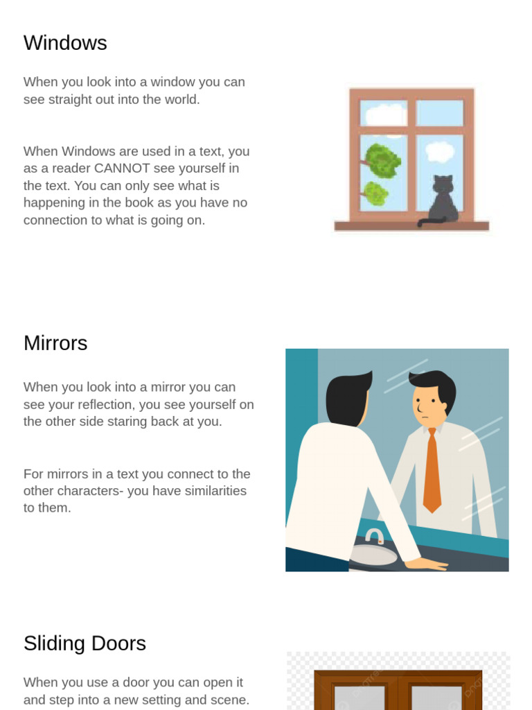 Windows, Mirrors, and Doors in Texts | PDF