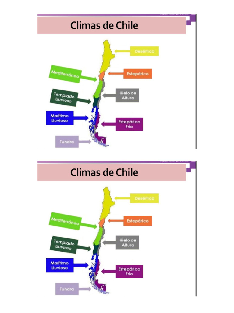 Clima de Chile Mapa | PDF