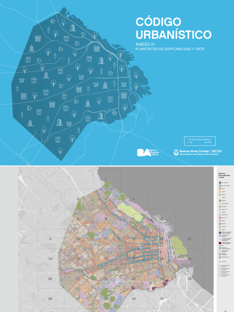 04 - CU LEY 6099-18 - ANEXO IV - Planchetas de Edificabilidad y Usos | PDF