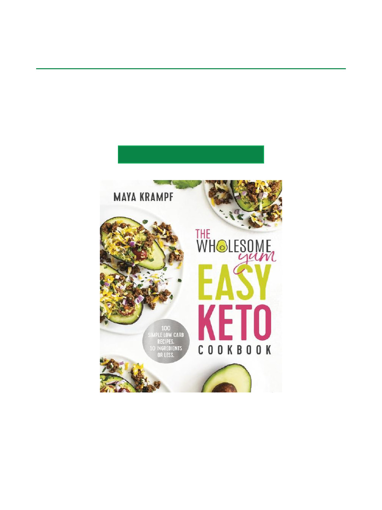 Wholesome Yum Easy Keto Cookbook | PDF