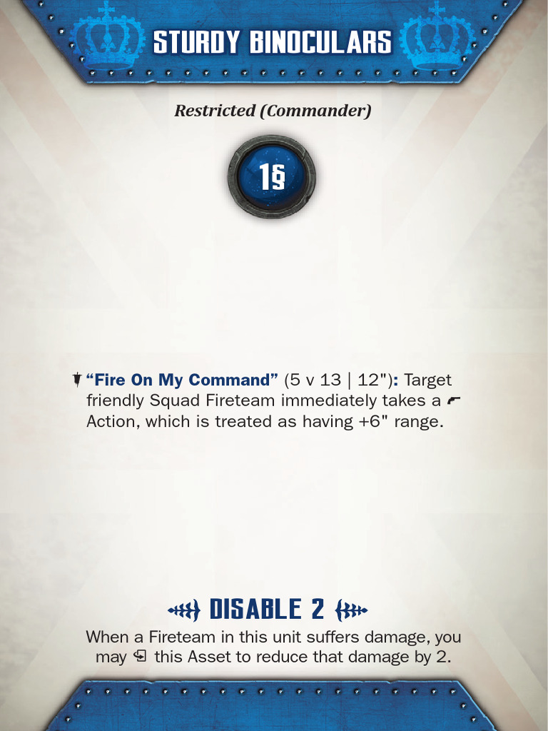 Wyrd - TOS - KingsEmpire - English - Sturdy Binoculars | PDF