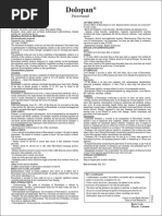 Adco Dol PIL Adcock Ingram | PDF | Drug Overdose | Dose (Biochemistry)