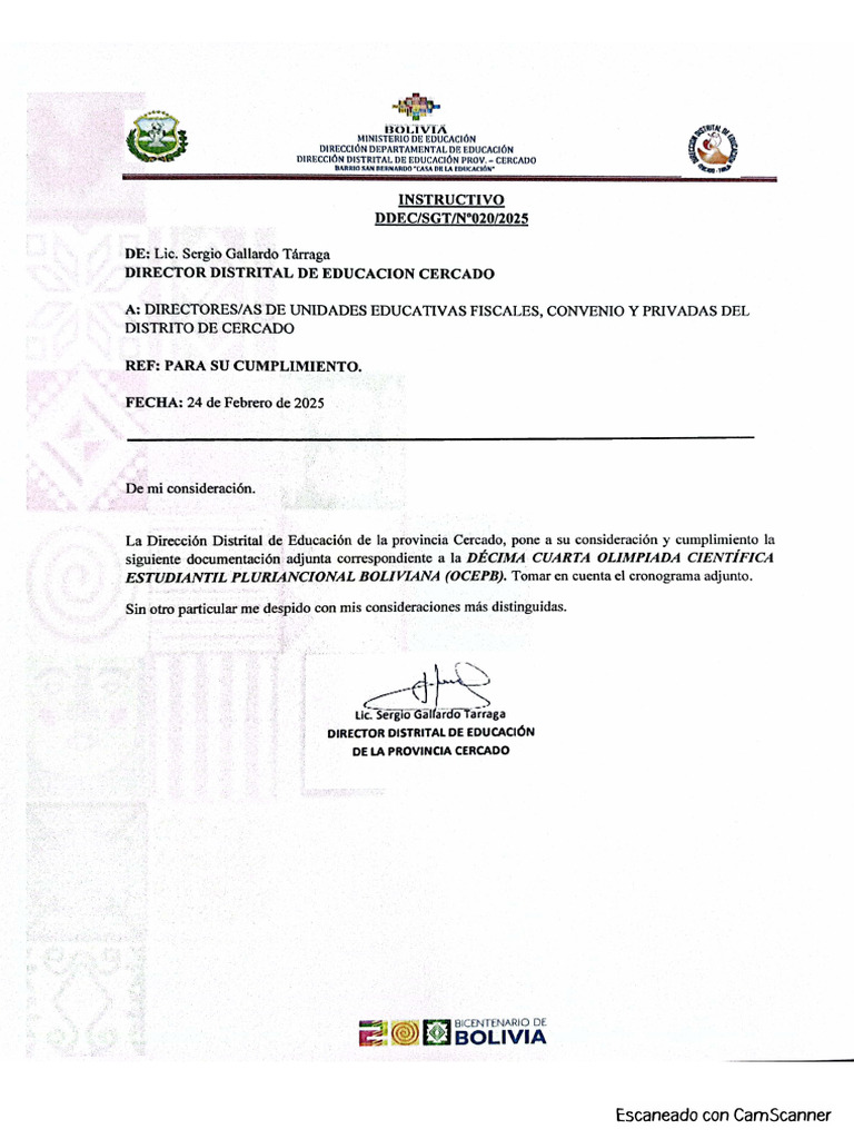 14°olimpiada Cientifica | PDF