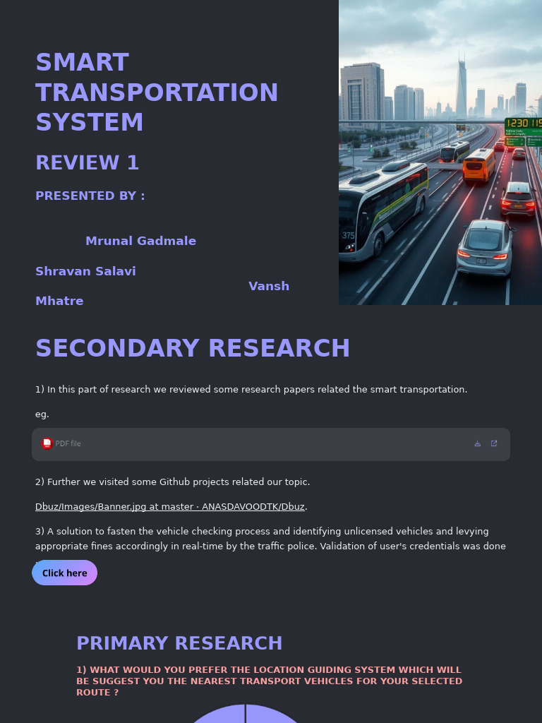 Smart Transportation System | PDF