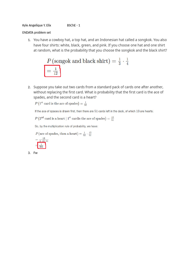 Endata Sample Problem Finals | PDF