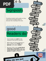 Six Reading Signposts | PDF | Insight | Reading Comprehension