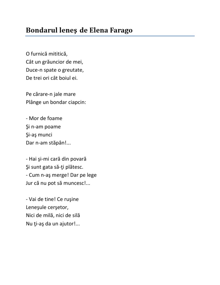 Bondarul Lenes | PDF