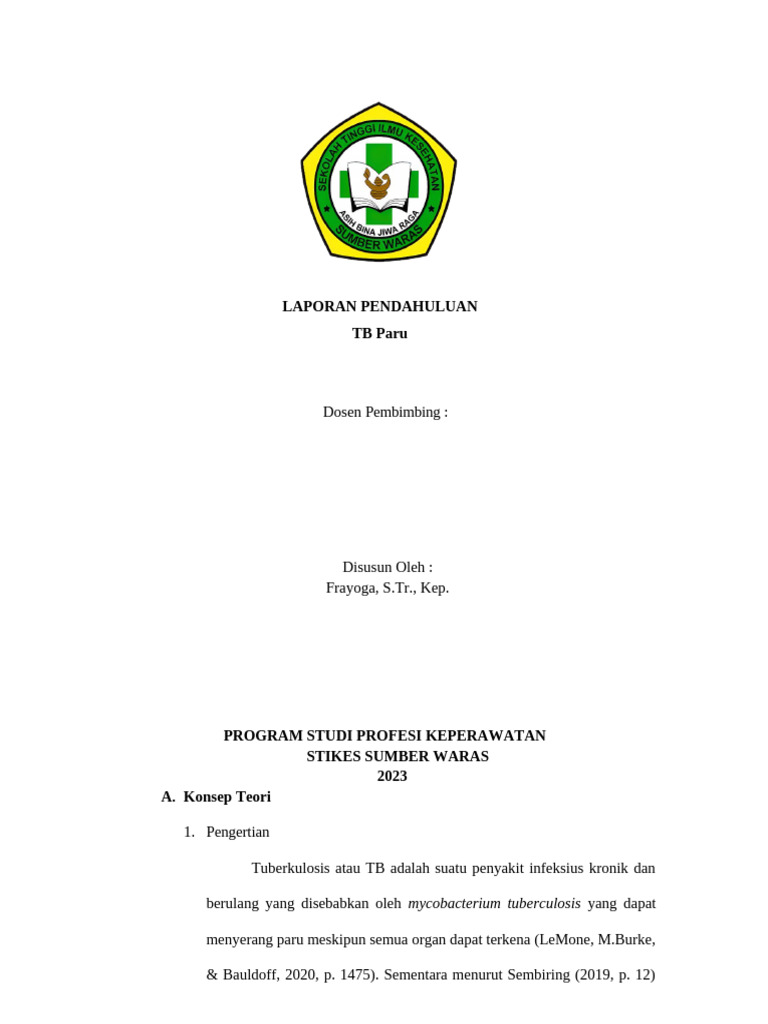 LP KMB TB Paru | PDF