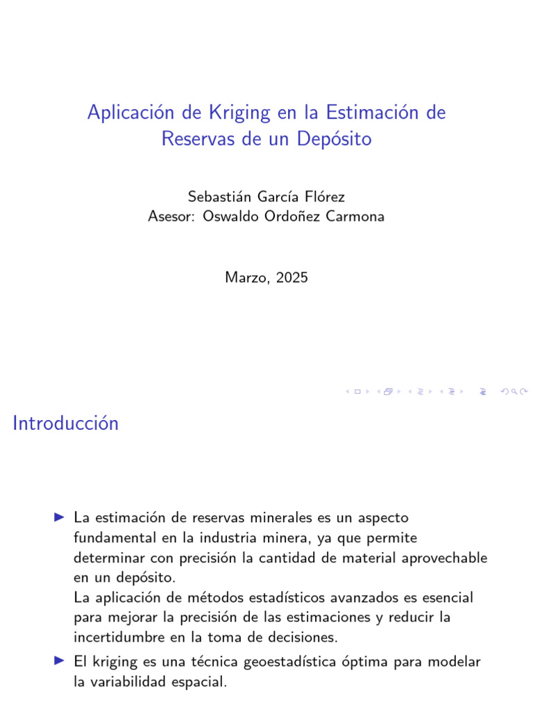 Expo Kriging | PDF | Algoritmos | Análisis estadístico