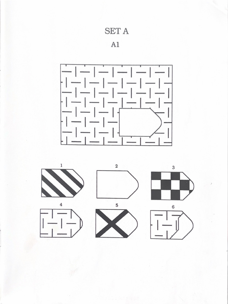 Standard Progressive Matrices a-B | PDF