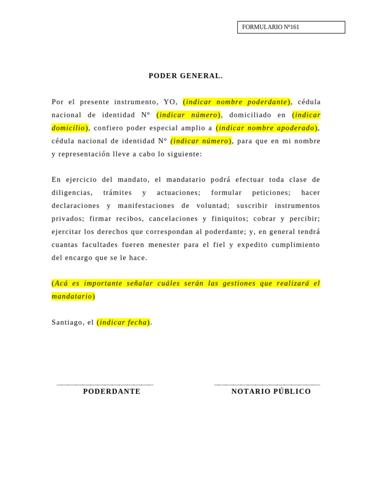 Modelo Poder General | PDF