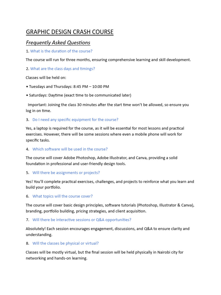 Graphic Design Crash Course (Faq) | PDF