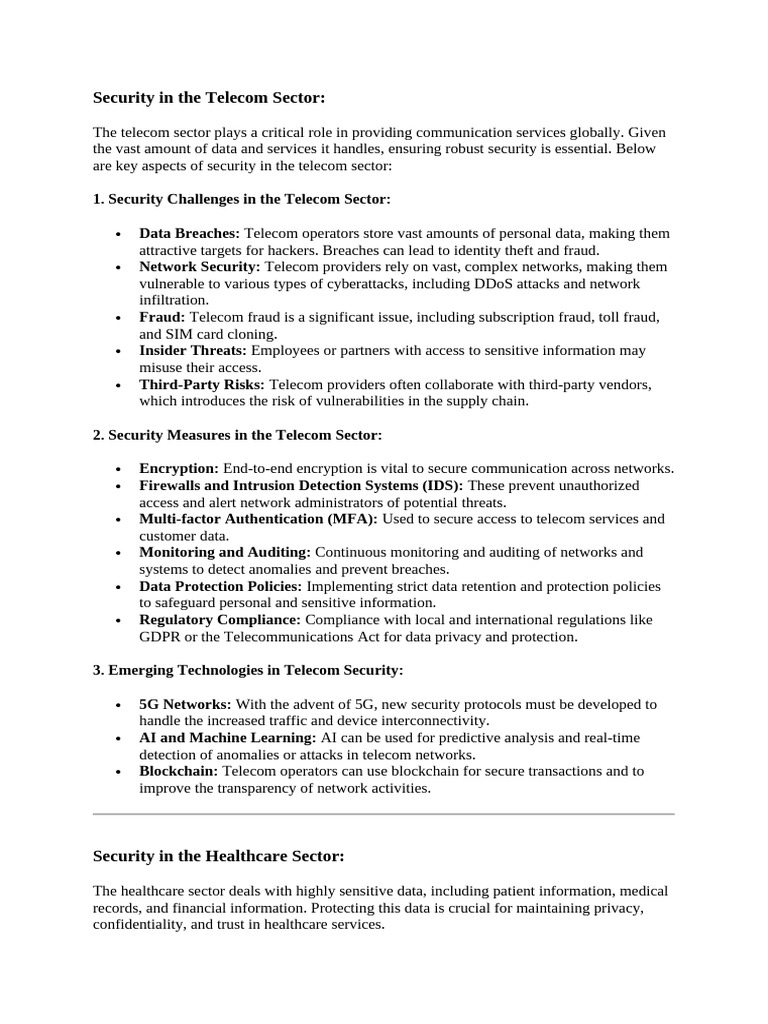 Security in Helth Care Teleom | PDF | Security | Computer Security