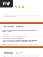 Understanding Article 38 ICJ Statute | PDF | International Law | Treaty
