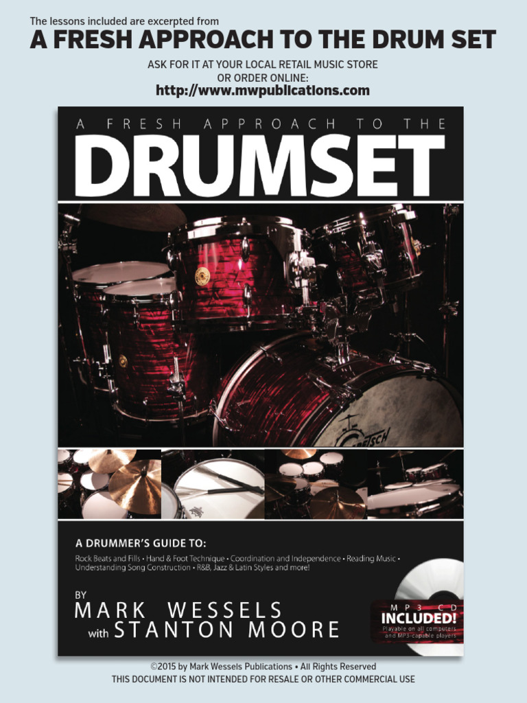 FA Drumset Lesson 5 | PDF | Drum Kit | Percussion Instruments