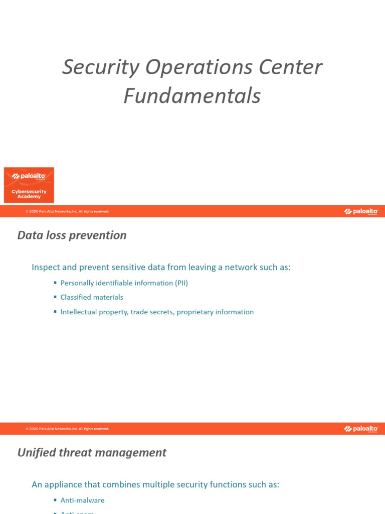 Security Operations Center Essentials | PDF | Security | Computer Security