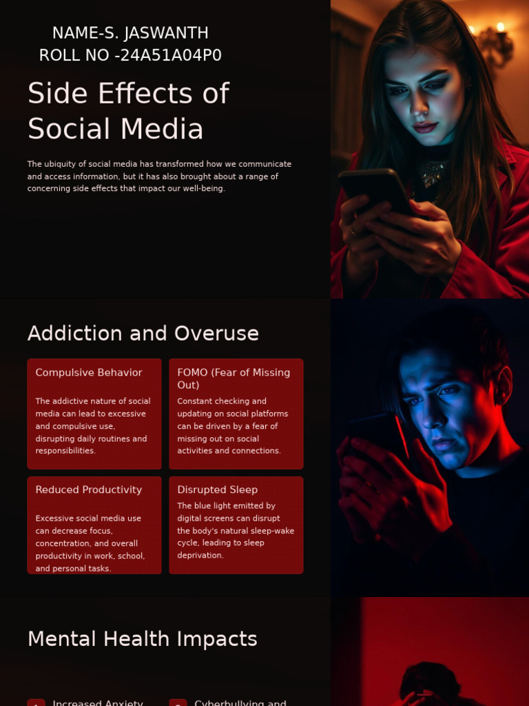 Negative Effects of Social Media Usage | PDF | Social Media | Popular ...