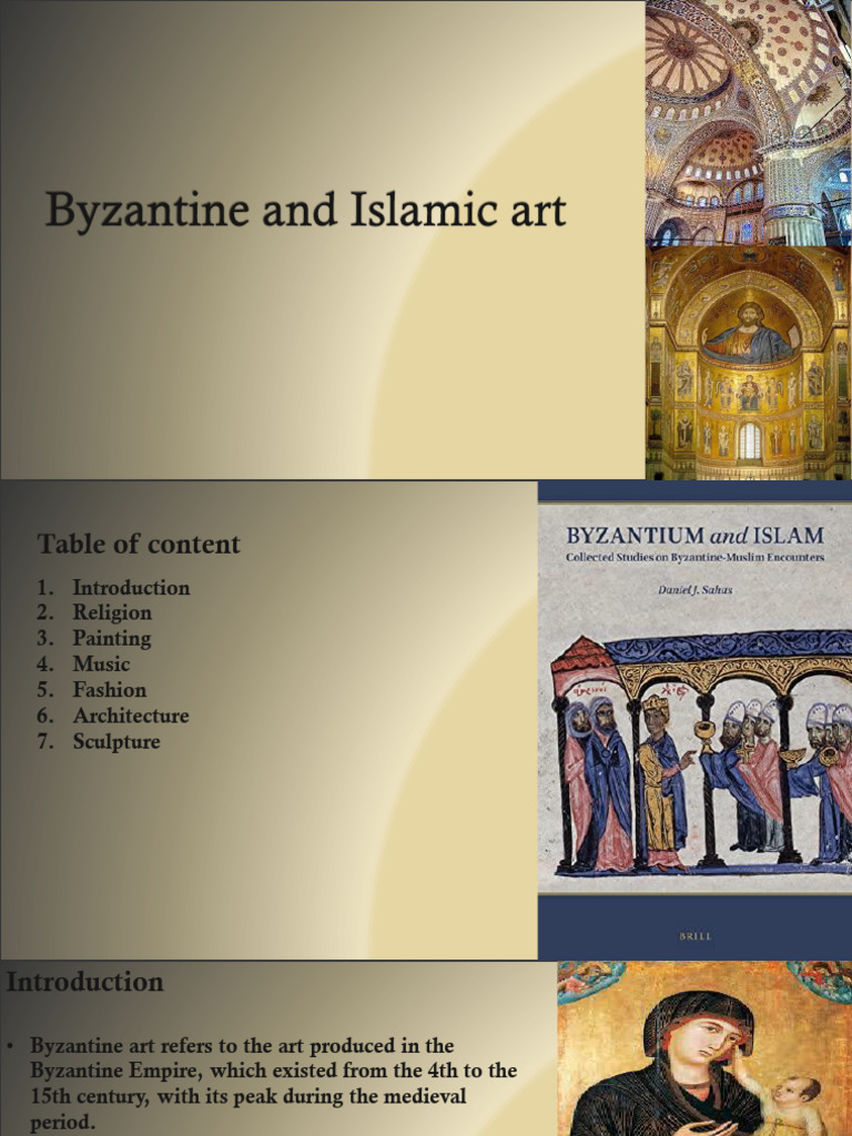 Byzantine and Islamic Art | PDF | Byzantine Empire | Mosaic