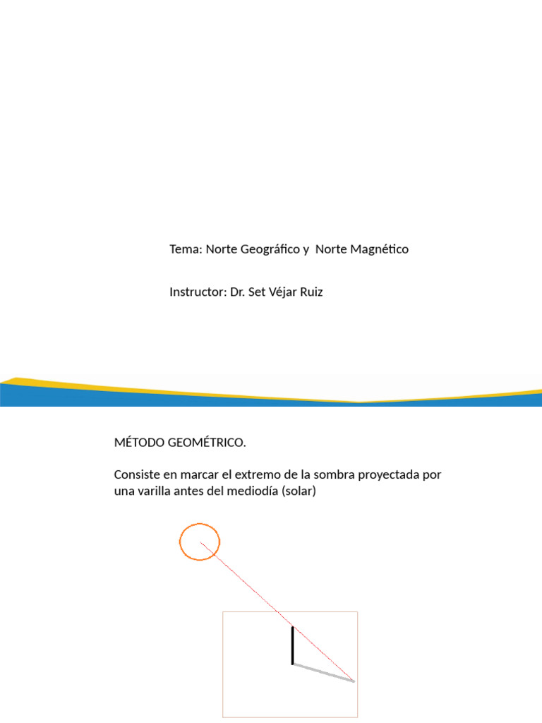 Método para Determinar el Norte Geográfico | PDF
