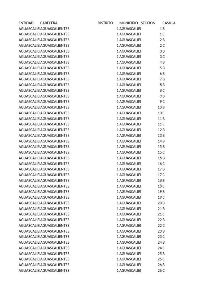 1 Pre Cas 94excel | PDF