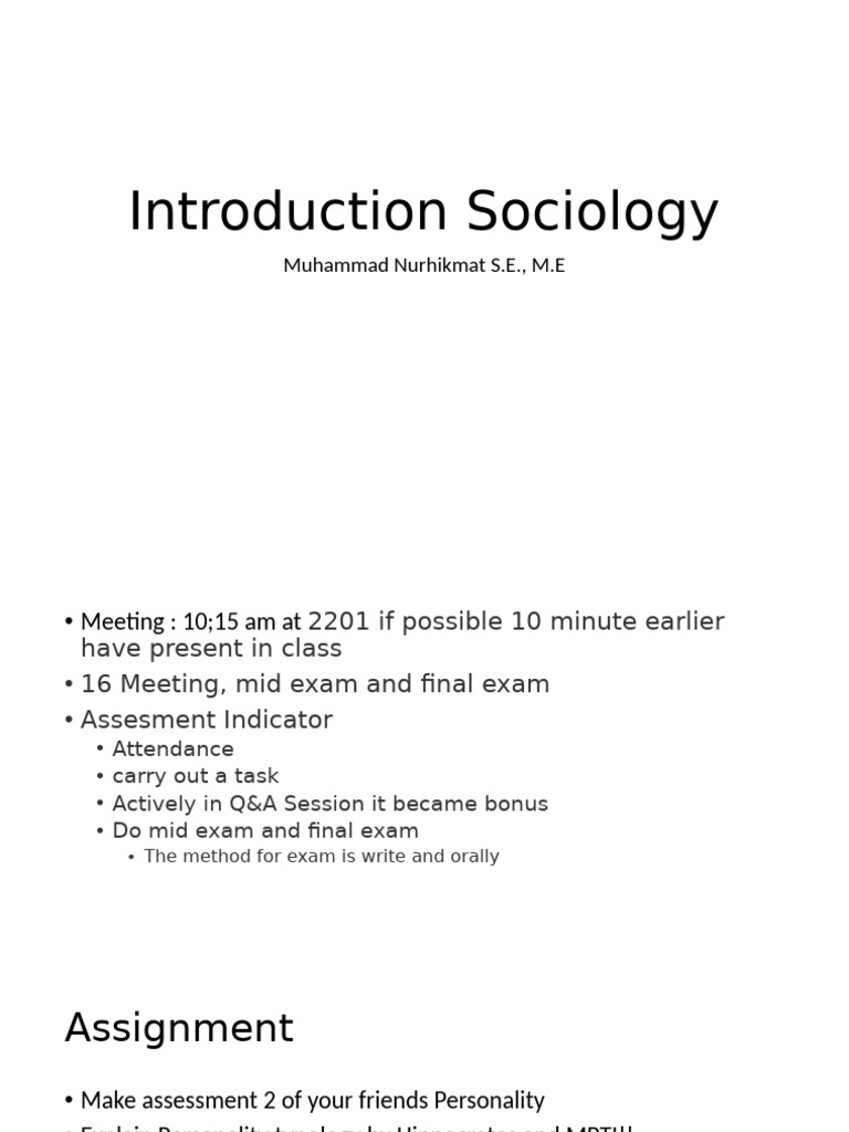 Introduction Sociology | PDF