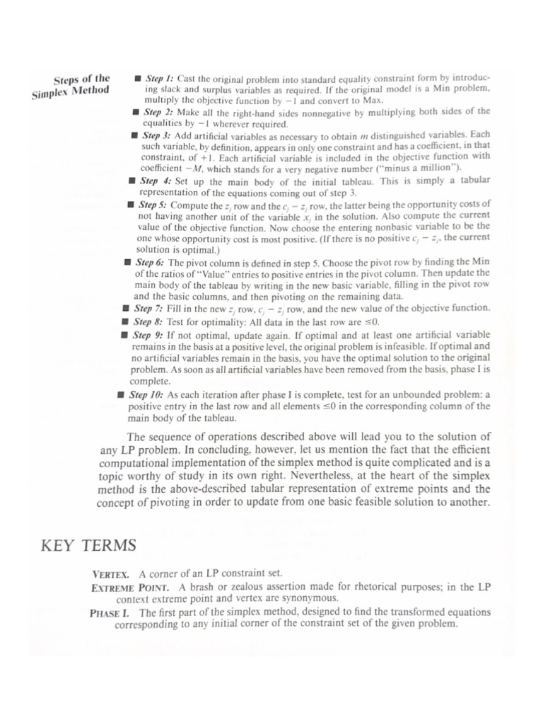 Simplex Method | PDF