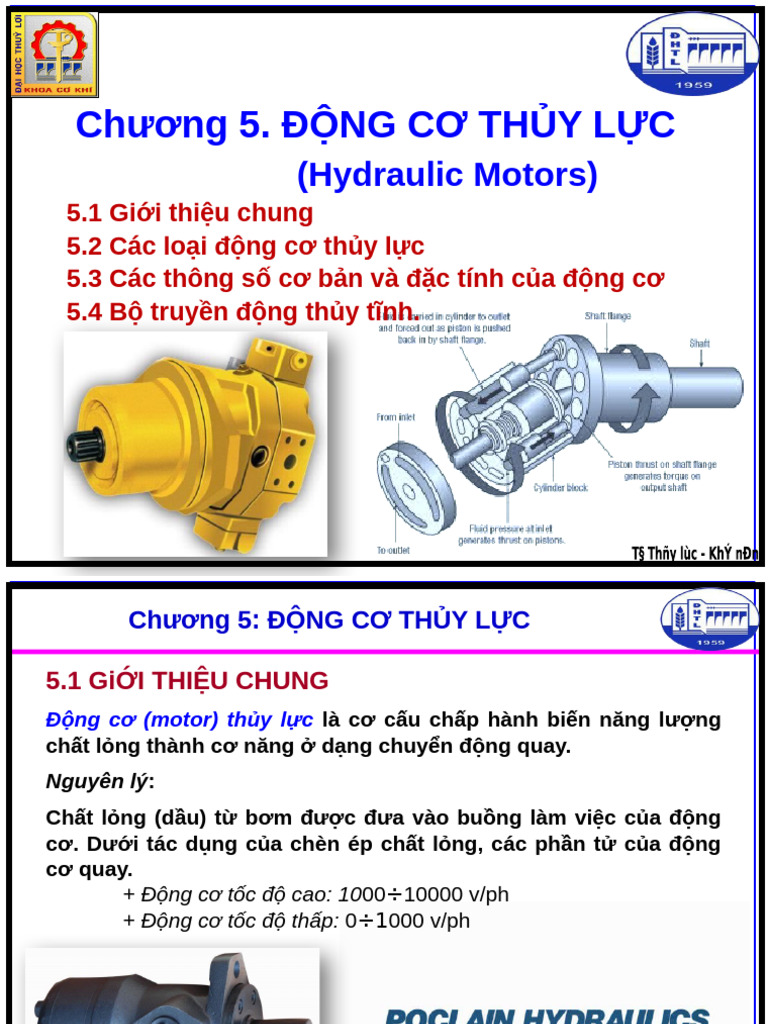 5 Chuong 5 Dong Co Thuy Luc | PDF