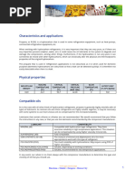 R-1234ze Refrigerant Technical Data Sheet | PDF | Refrigeration ...