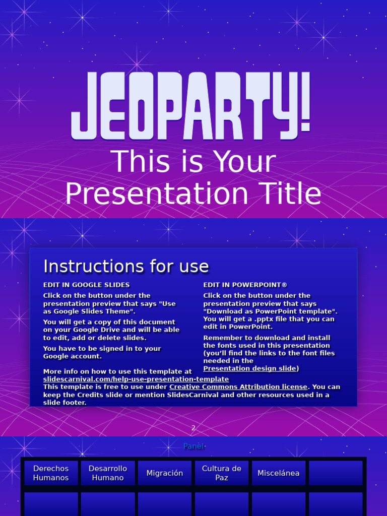 Jeopardy FCEII | PDF | Ciencias Políticas