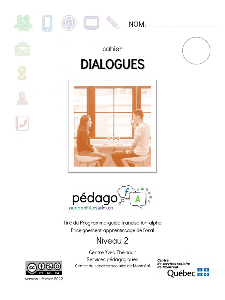 Cahier de dialogues Niveau 2 | PDF | sauce | Nourritures
