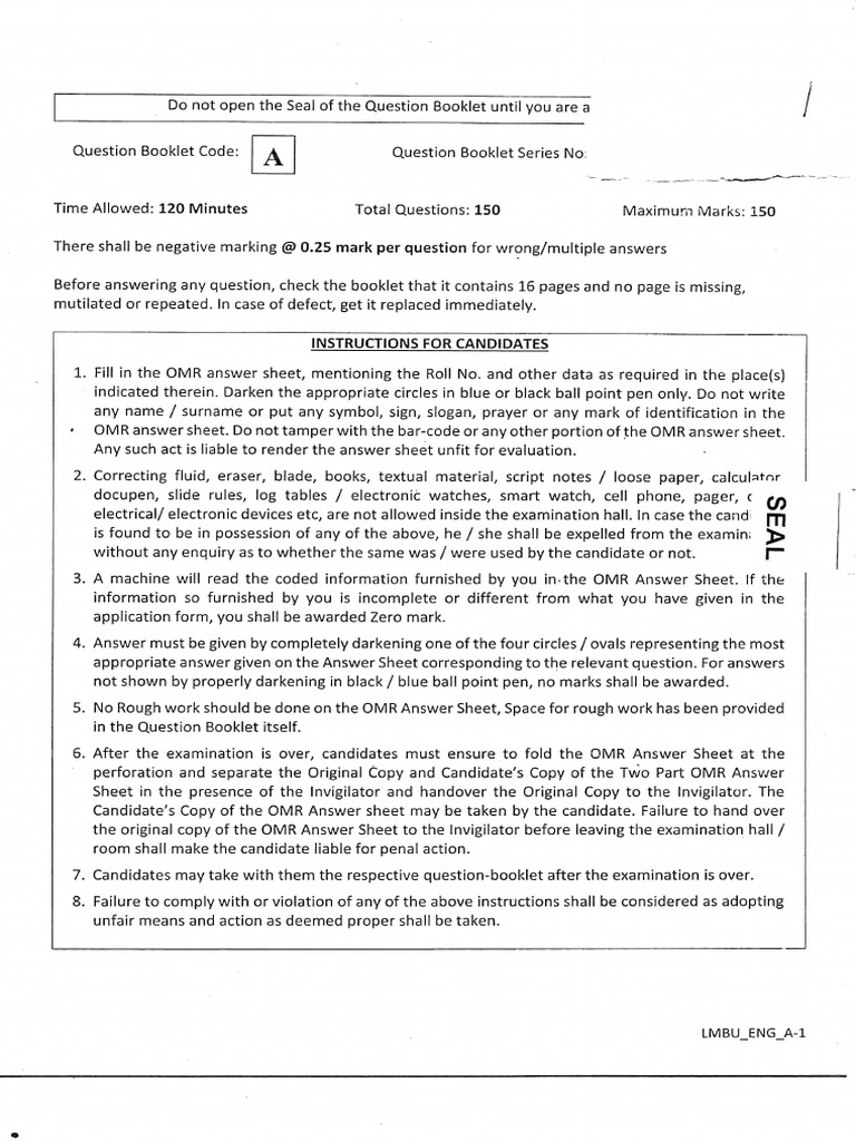 OSSC CGL(S) 2024 Prelims Paper | PDF