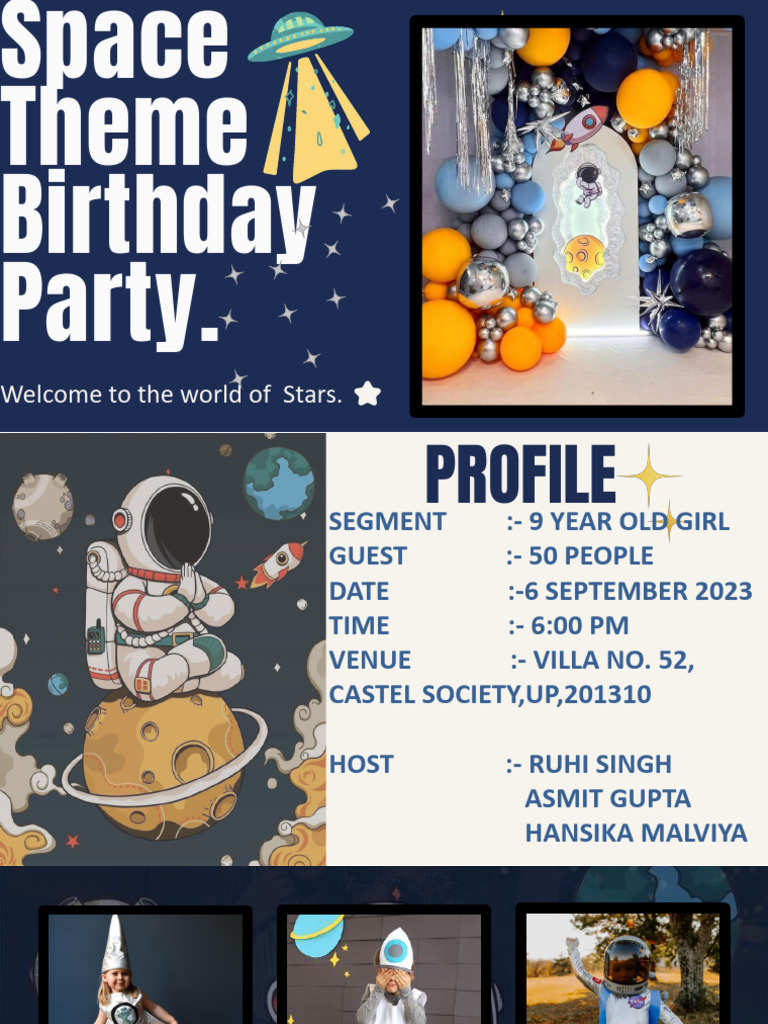 Zog-Themed Space Birthday Party | PDF