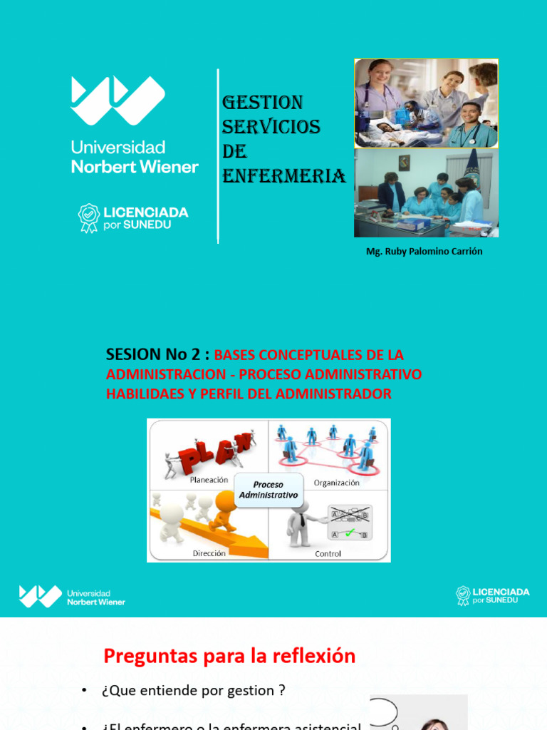 SESION No2 GSE-2022 | PDF | Planificación | Enfermería