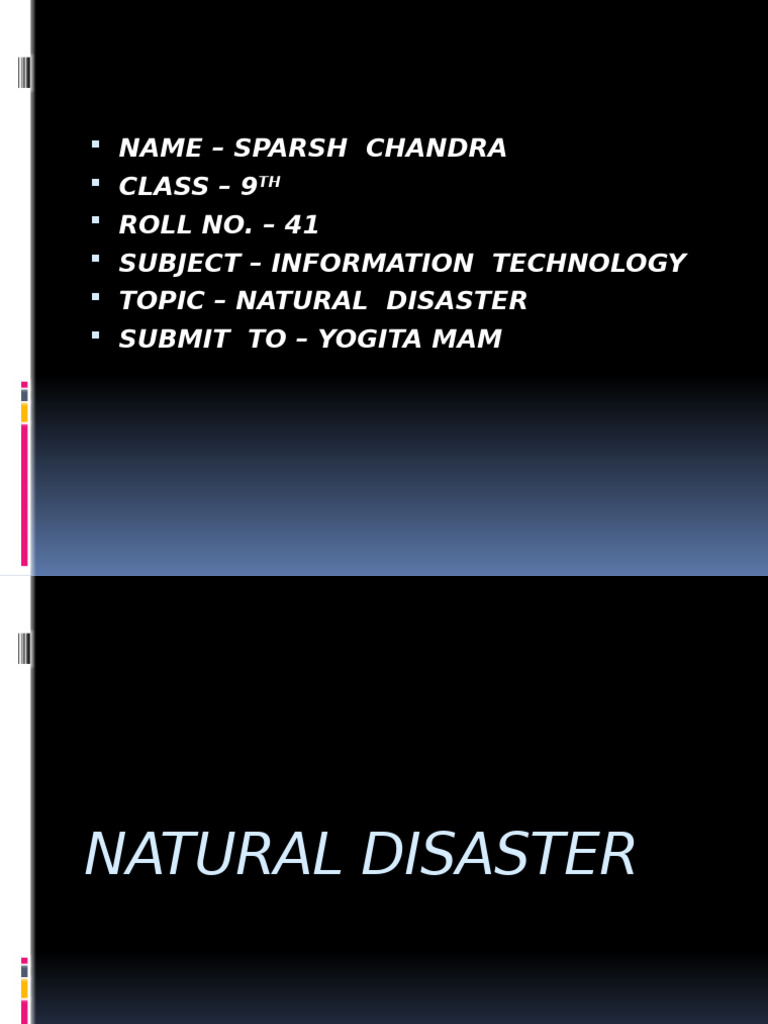 Overview of Natural Disasters | PDF | Natural Disasters | Volcano