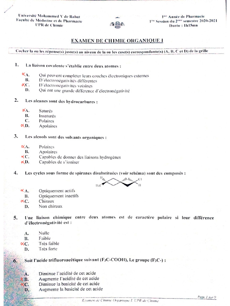 Orga 2021 Corrigé | PDF