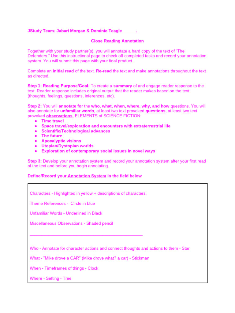 Annotation Practice | PDF