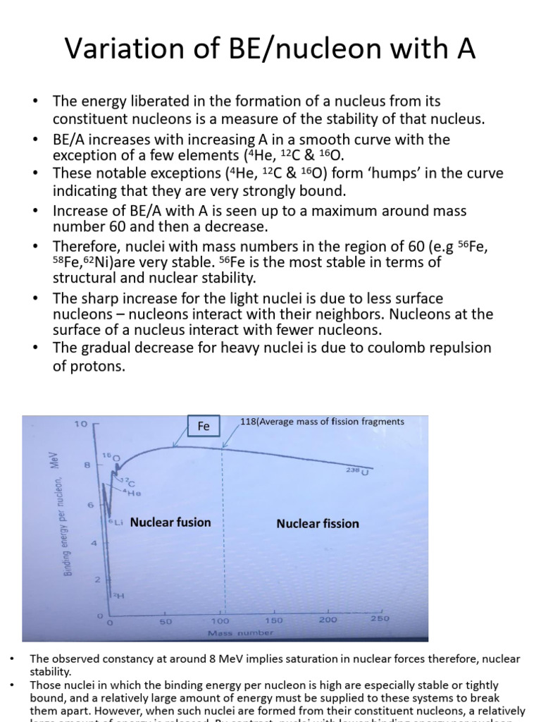 Nuclear Mass and Binding Energy Insights | PDF | Nuclear Fusion ...