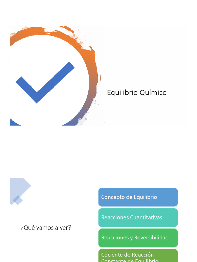 Equilibrio quimico | PDF