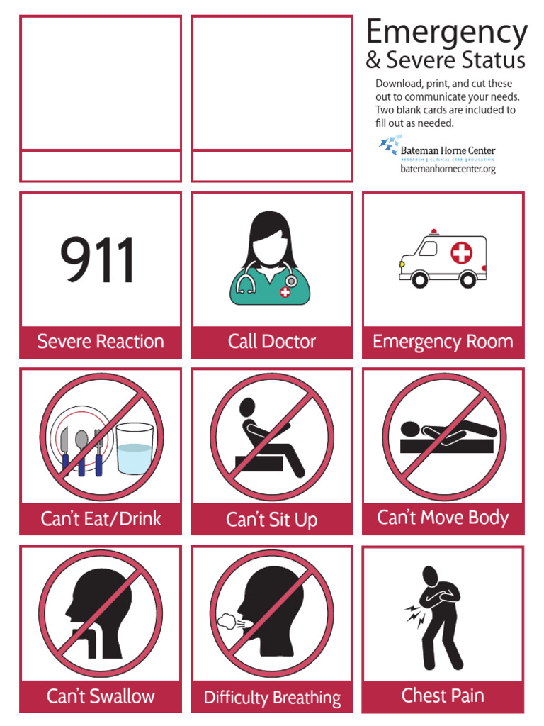 Color Emergency and Severe Status | PDF
