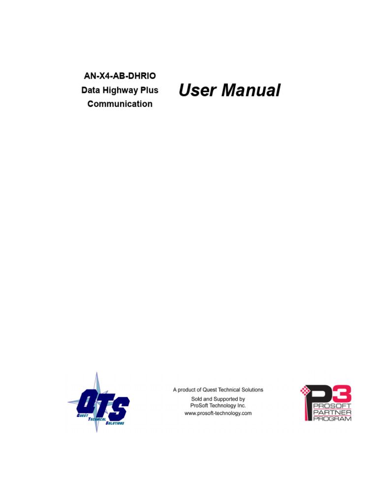 AN X4 AB DHRIO - UserManual | PDF | Ip Address | Computer Network