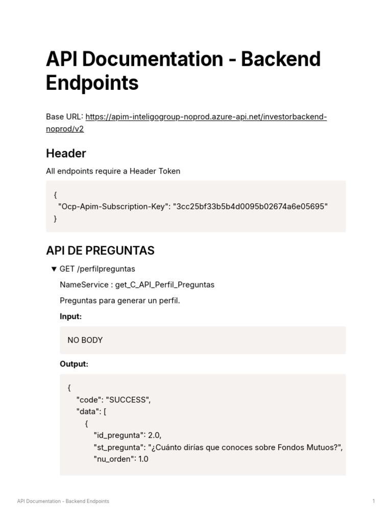 7a92ad05 30c6 41ff A60a 24c7b1b2ebe5 API Documentation Backend Endpoints | PDF