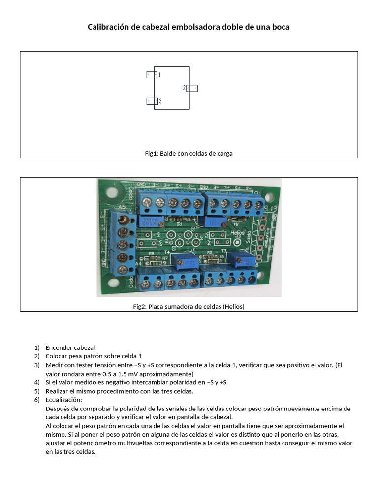 Calibracion de Cabezales Sipel | PDF