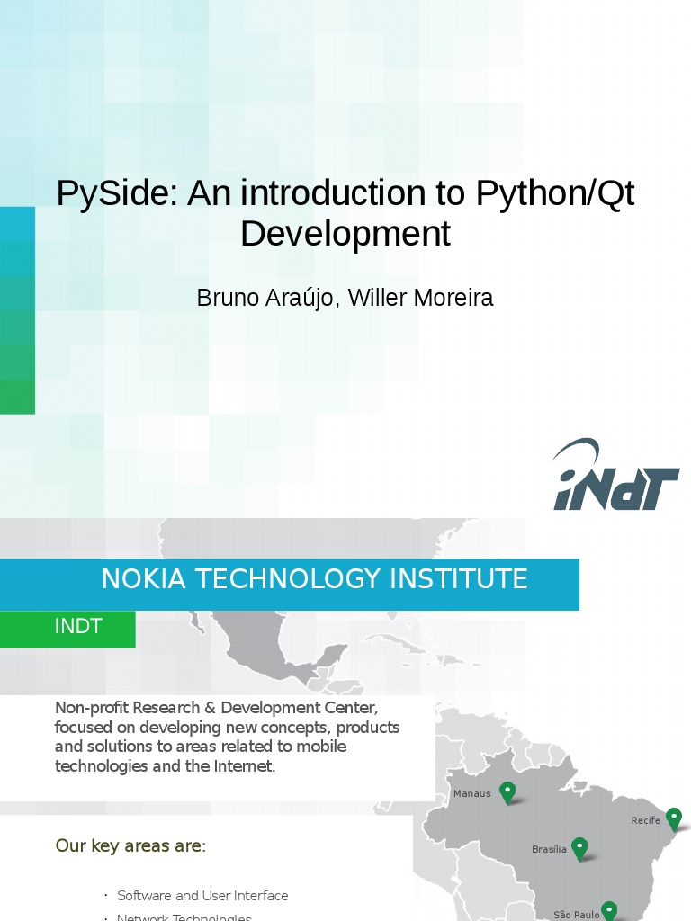 Pyside: An Introduction To Python/Qt Development: Bruno Araújo, Willer ...