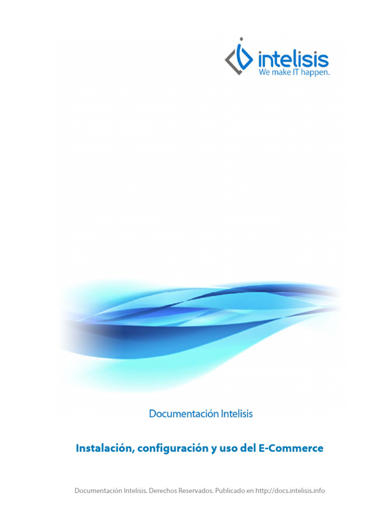 Instalación y Uso de E-Commerce Intelisis | PDF | Servicios de ...