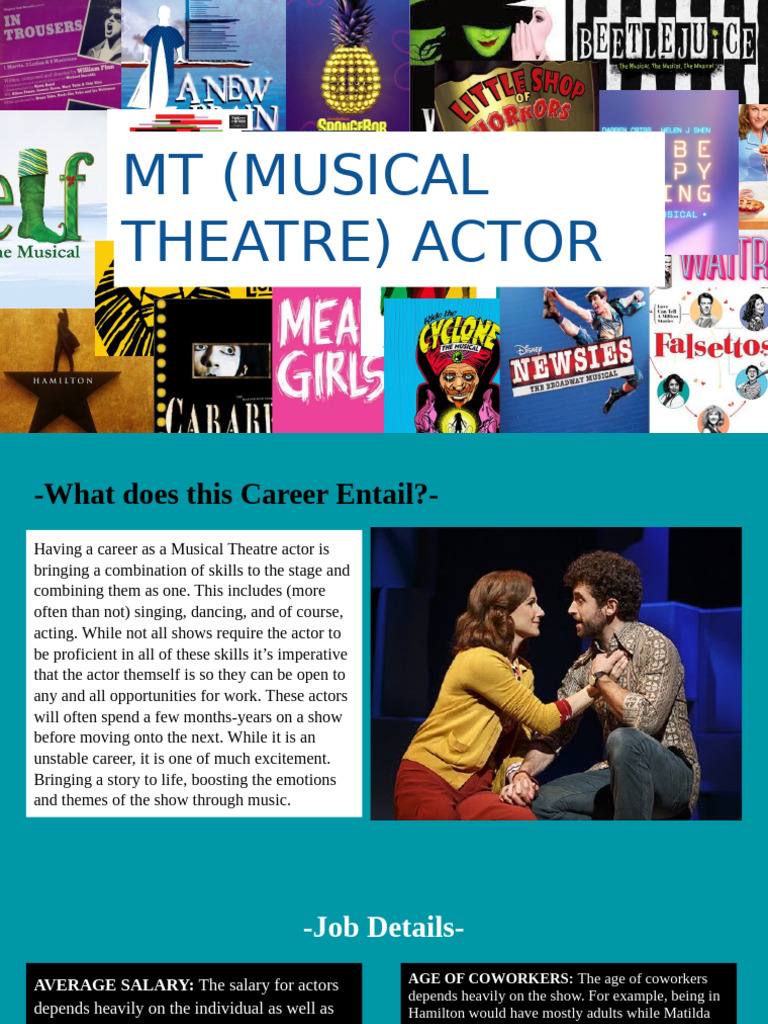 MT Career Slide Show | PDF | Theatre | Entertainment