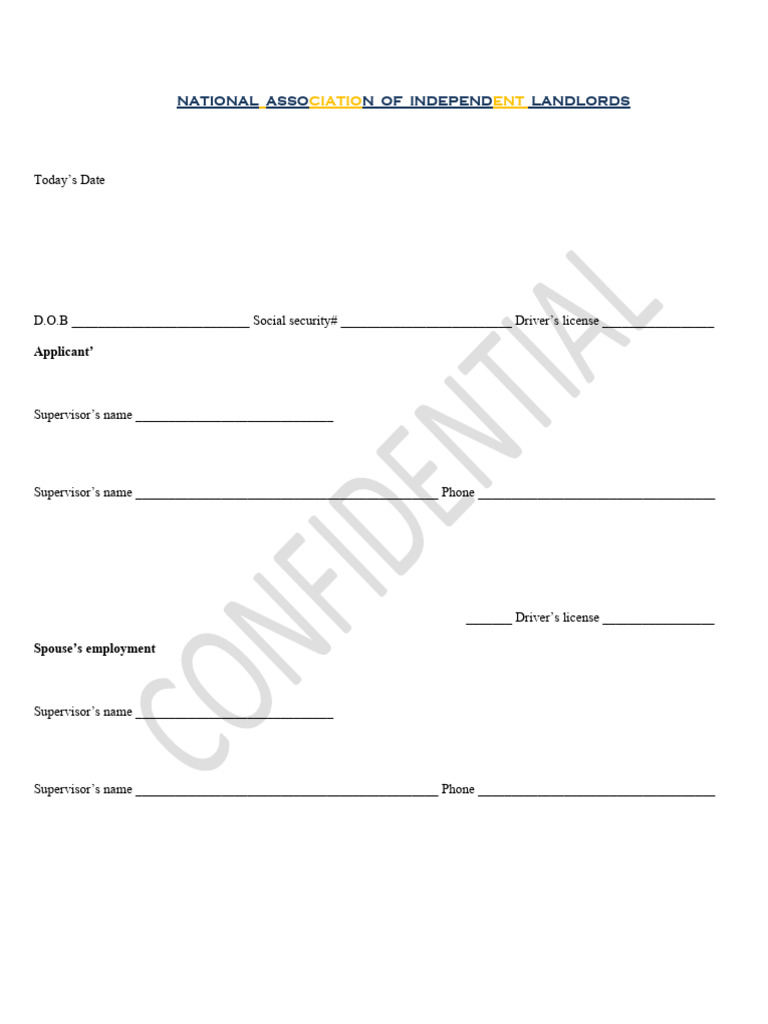 Dynamic Rentals Application Form | PDF | Landlord | Renting