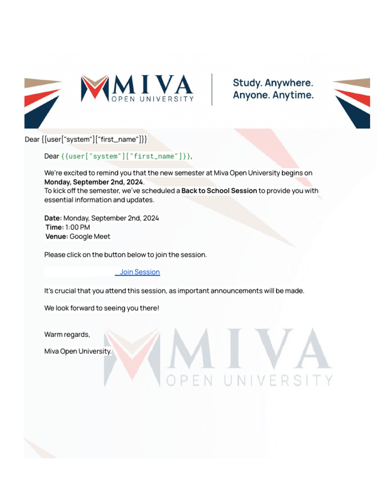 Back To School Session | PDF
